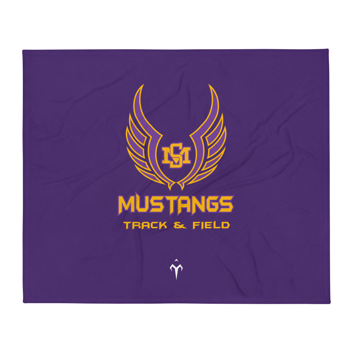 Sunrise Mountain Mustangs Track and Field Throw Blanket – Tytan
